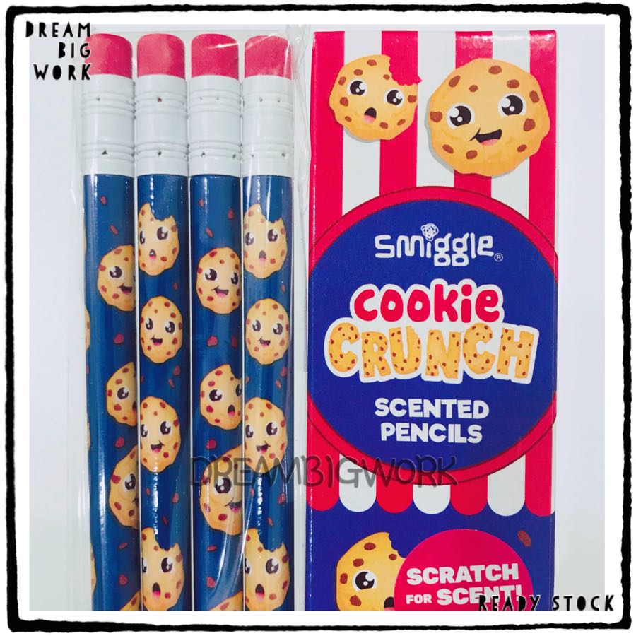 SMIGGLE SCENTED PENCIL PACK X 4 (NP:RM21.90), Hobbies & Toys ...