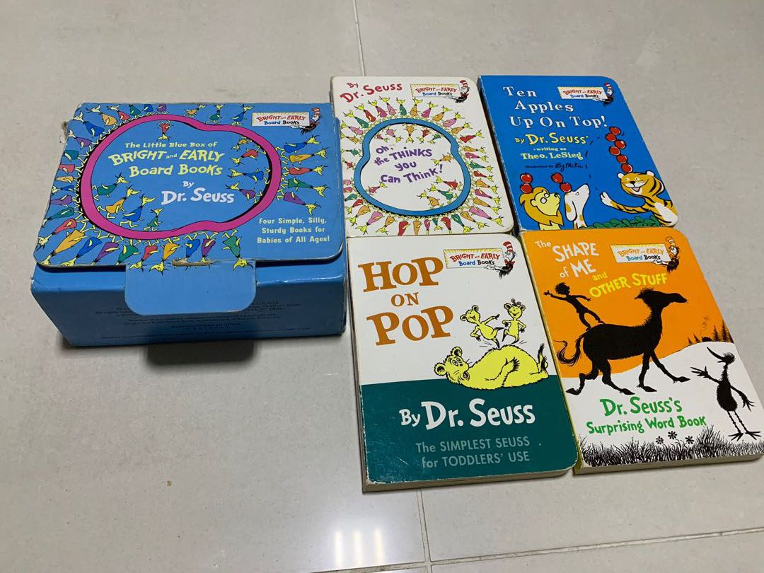 The Little Blue Box of Bright and Early Board Books by Dr Seuss, Books ...