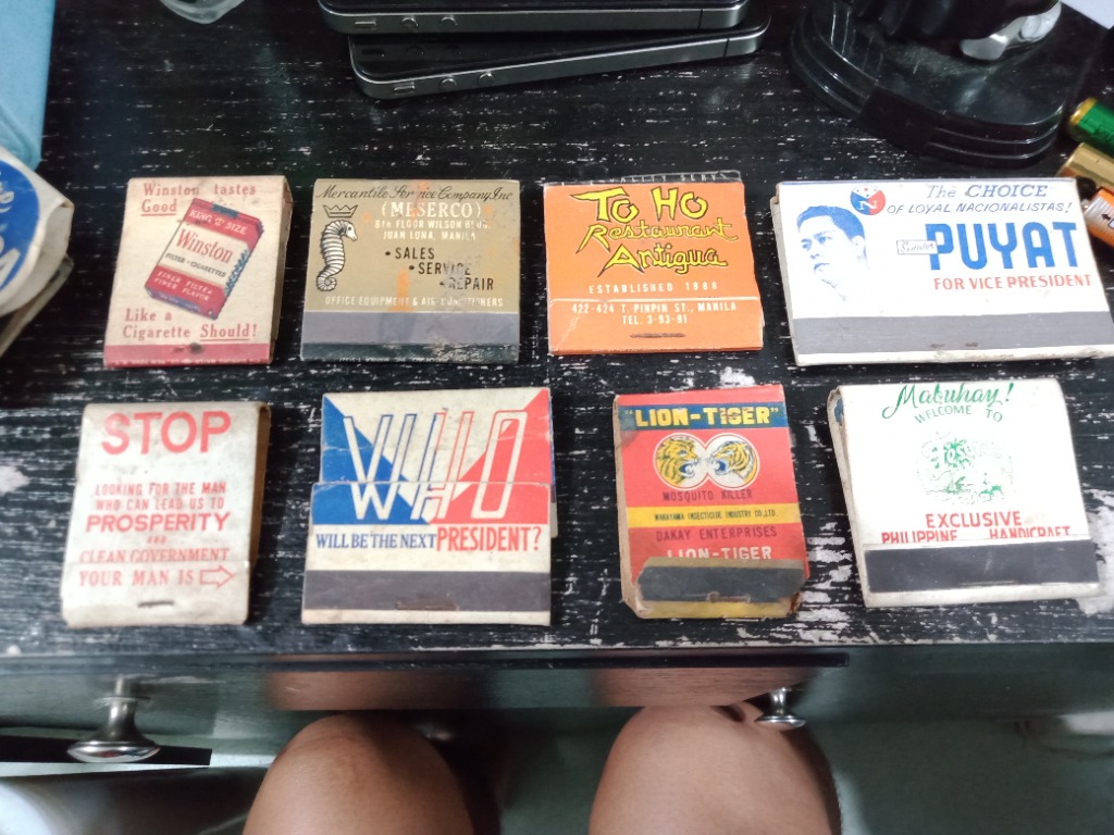 Vintage Posporo/Matchsticks Pilipinas Made, Hobbies & Toys, Memorabilia ...