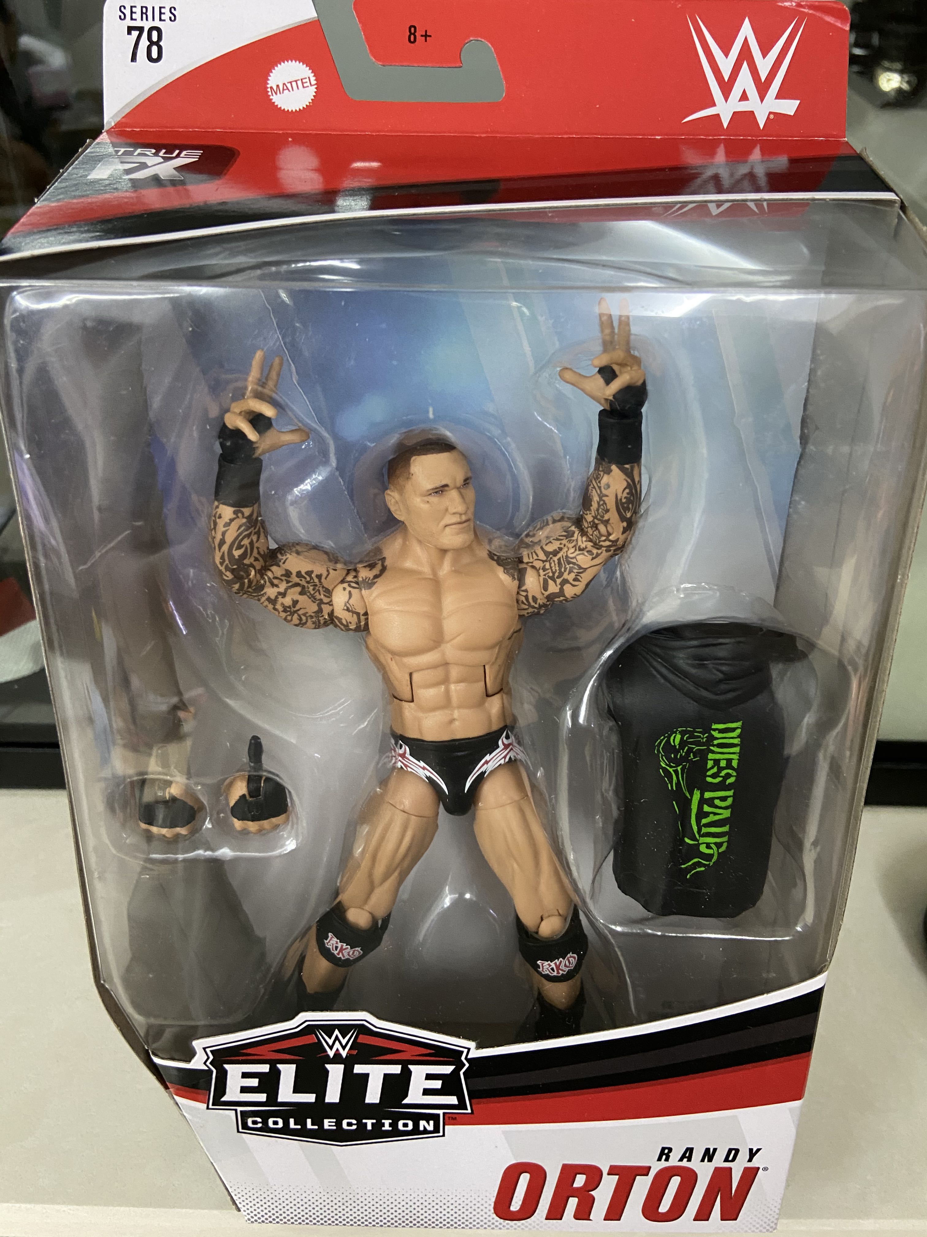WWE Mattel Elite Randy Orton with pullover, hands, Hobbies & Toys, Toys ...