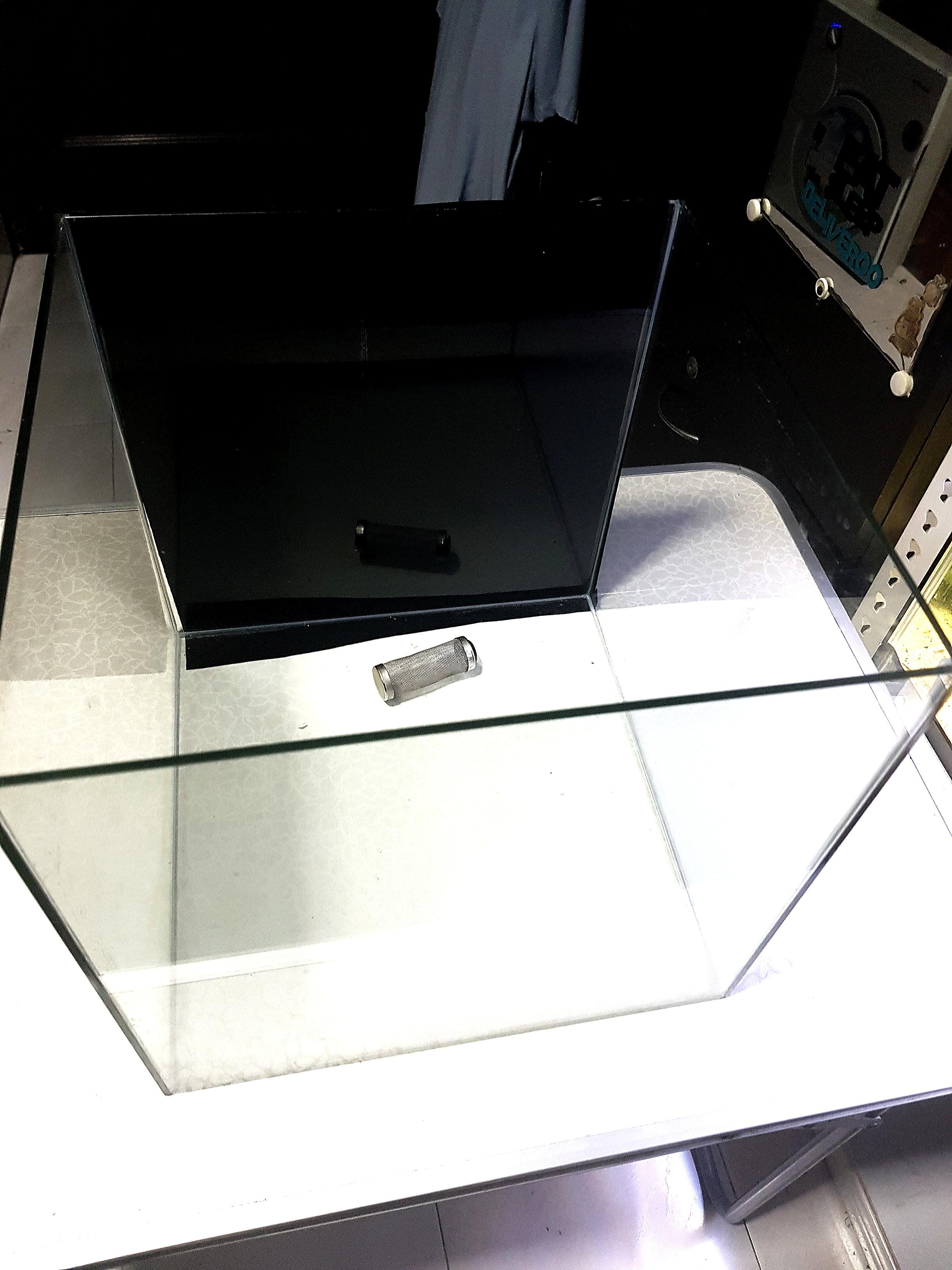 1ft by 1ft glass cube tank (30cm×30cm), Pet Supplies, Homes & Other Pet ...