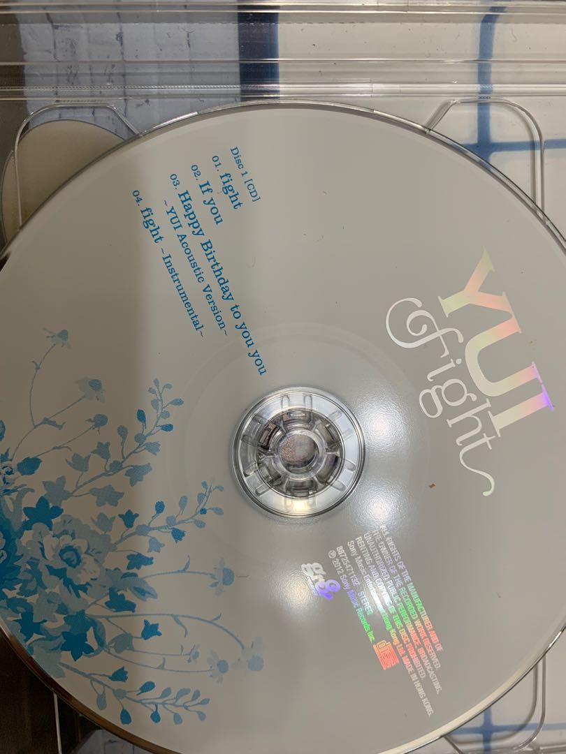 二手港版 Yui Fight CD +DVD 初回生產限定版, 興趣及遊戲, 收藏品及紀念品, 日本明星 - Carousell