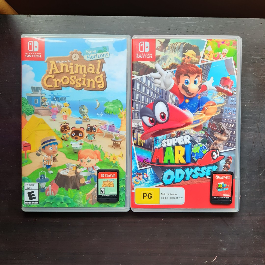 Animal Crossing New Horizons ACNH and Super Mario Odyssey SMO (Nintendo ...