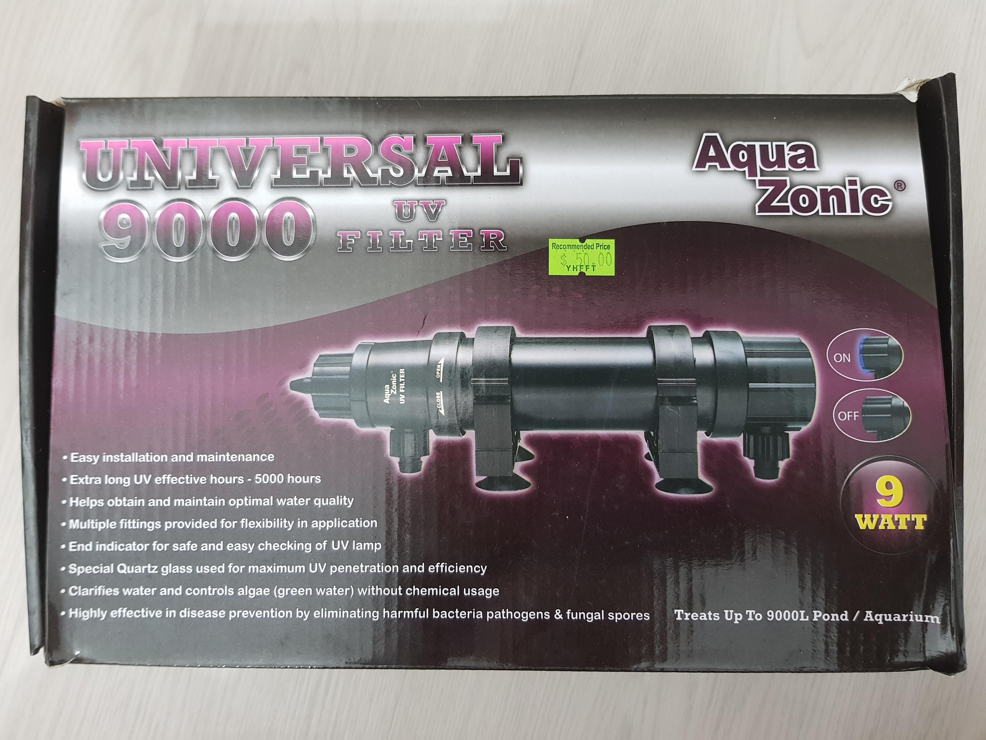 Aqua Sonic Universal 9000 UV Filter 9W for 9000L, Pet Supplies, Homes & Other Pet Accessories on ...