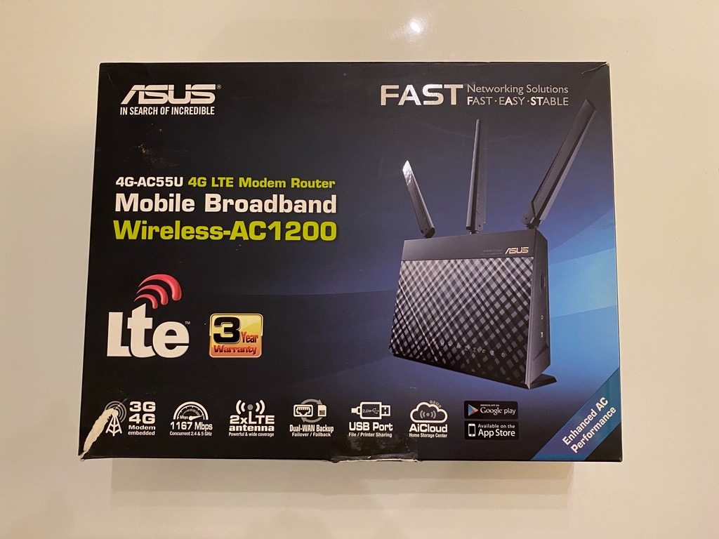 Asus 4G-AC55U 4G LTE Router (for SIM card), Computers & Tech, Parts ...