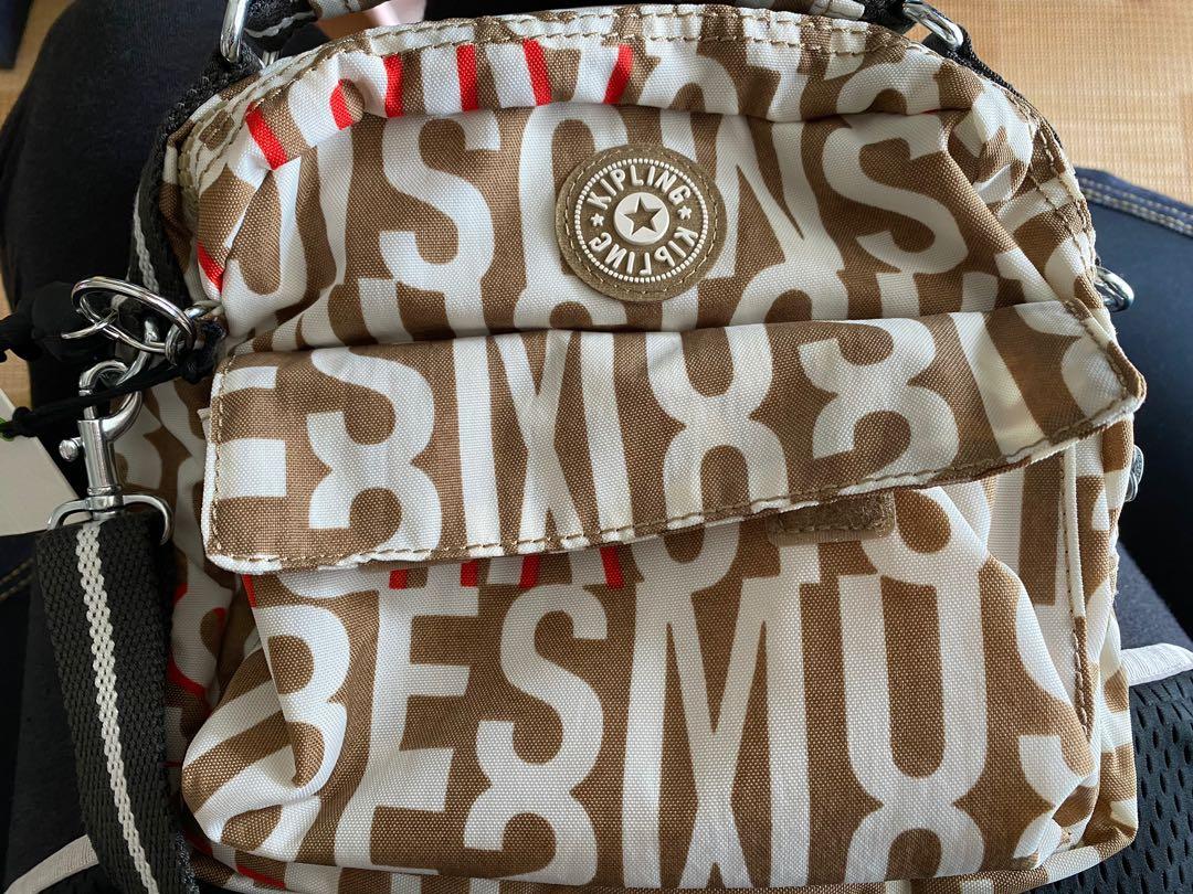 Authentic Kipling Candy Shoulder Bag (Studio Print), Women's Fashion ...