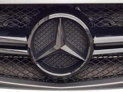 Black Mercedes emblem logo, Car Accessories, Accessories on Carousell