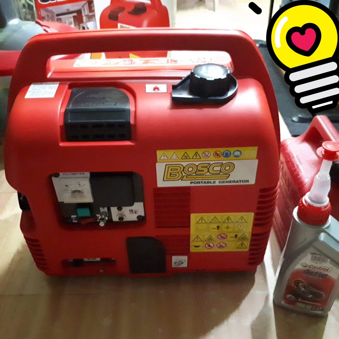 BOSCO Portable Generator with FREE maintenance tools! Negotiable price ...
