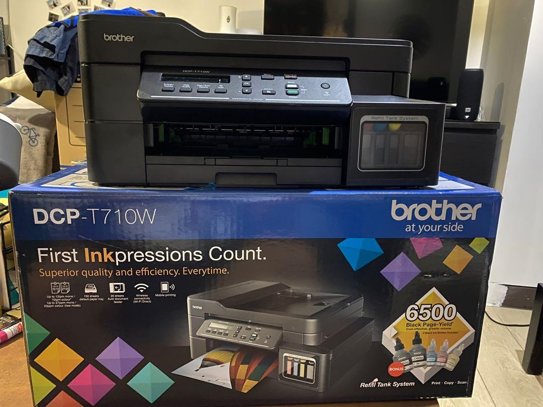 Brother DCP-T710W Ink Tank Printer, Computers & Tech, Printers, Scanners & Copiers on Carousell