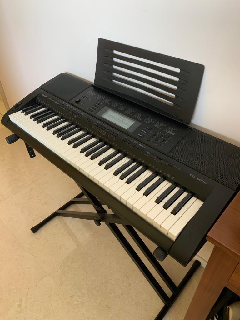 Casio CTK 5000 keyboard, Hobbies & Toys, Music & Media, Musical ...