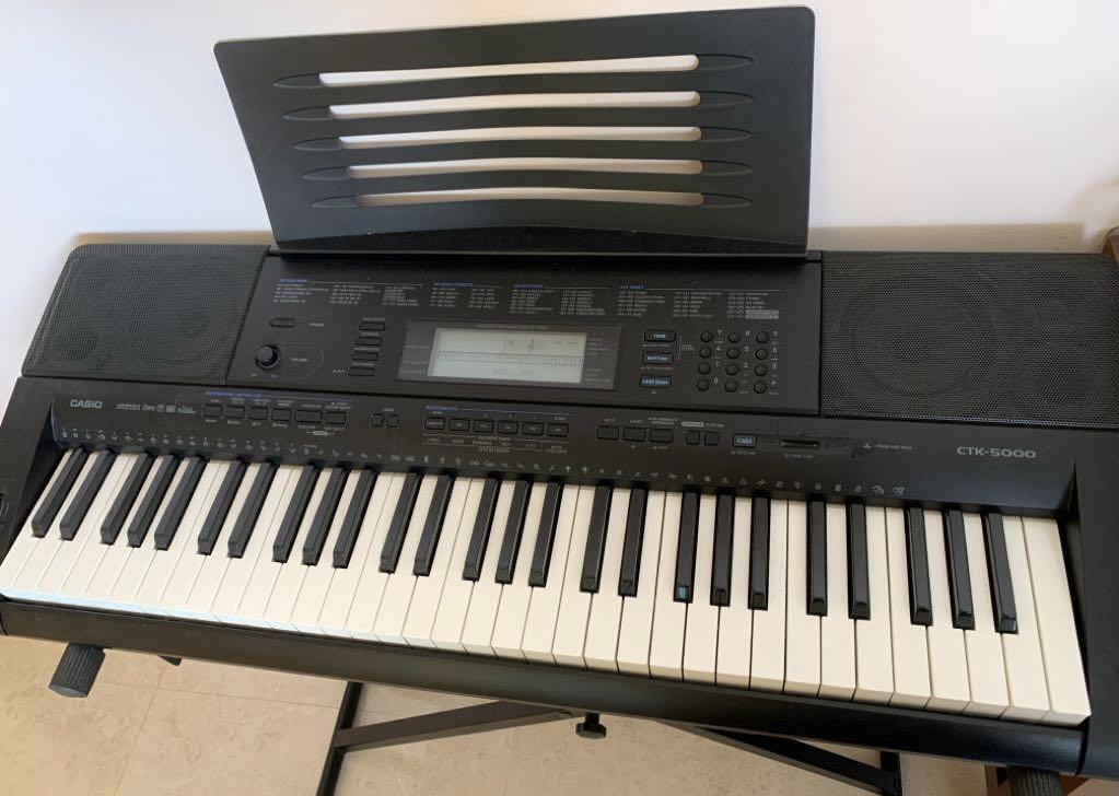 Casio CTK 5000 keyboard, Hobbies & Toys, Music & Media, Musical ...