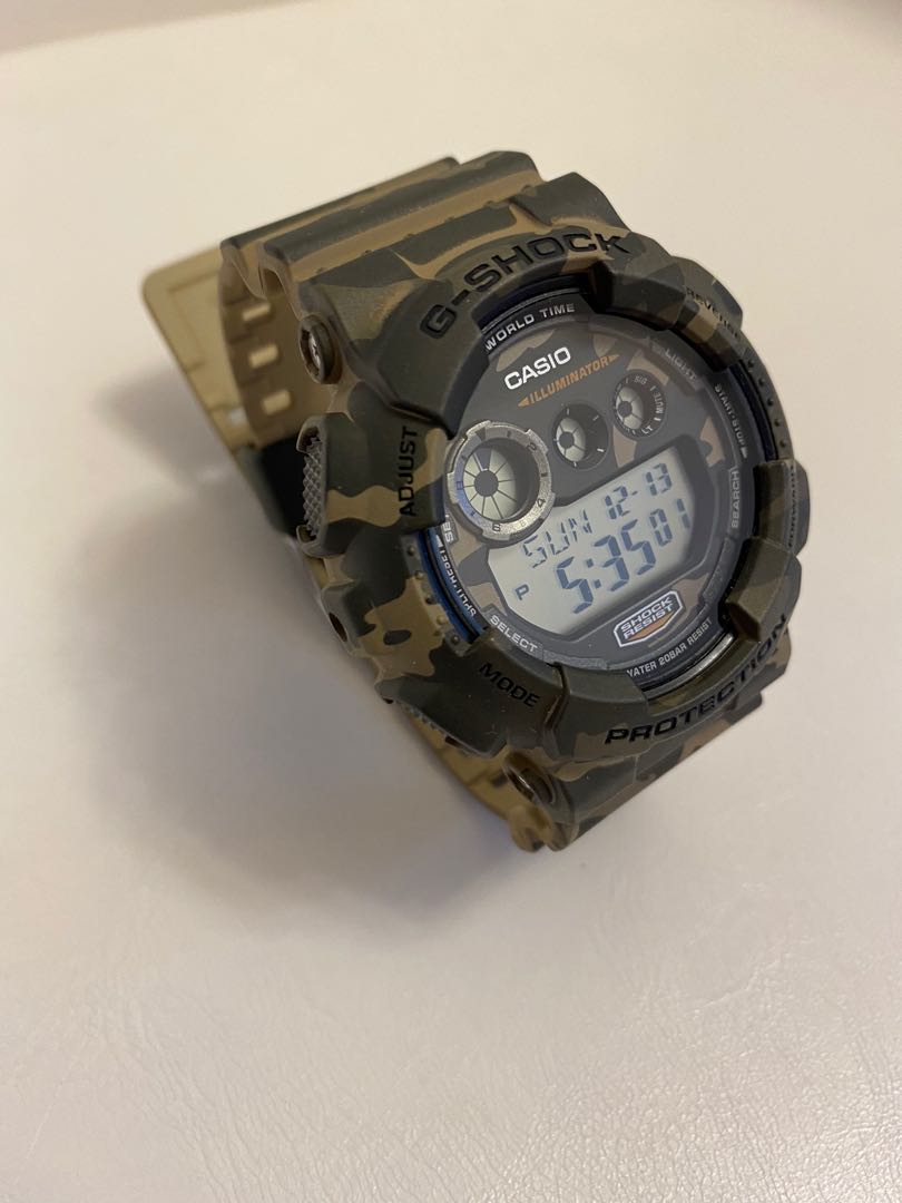 Casio G-Shock GD-120CM, 名牌, 手錶 - Carousell