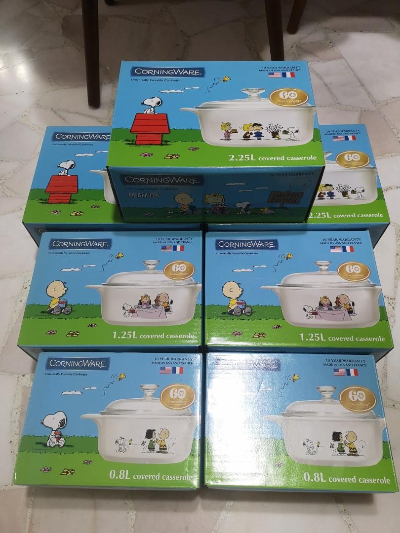 CorningWare-Snoopy, Furniture & Home Living, Kitchenware & Tableware ...