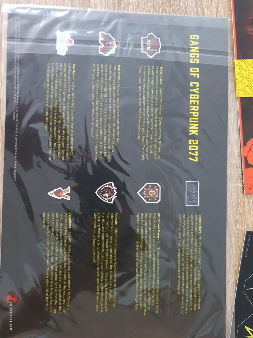 Cyberpunk 2077 Badges and Postcards, Video Gaming, Video Game Consoles ...