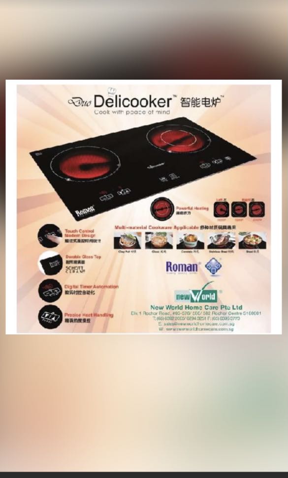 Delicooker Duo, TV & Home Appliances, Kitchen Appliances, Cookers on ...