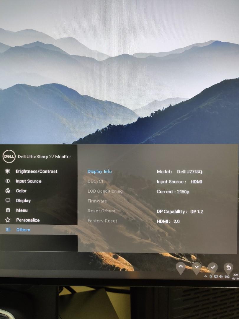 Dell Ultrasharp U2718Q 27inch 4K, Computers & Tech, Parts & Accessories ...