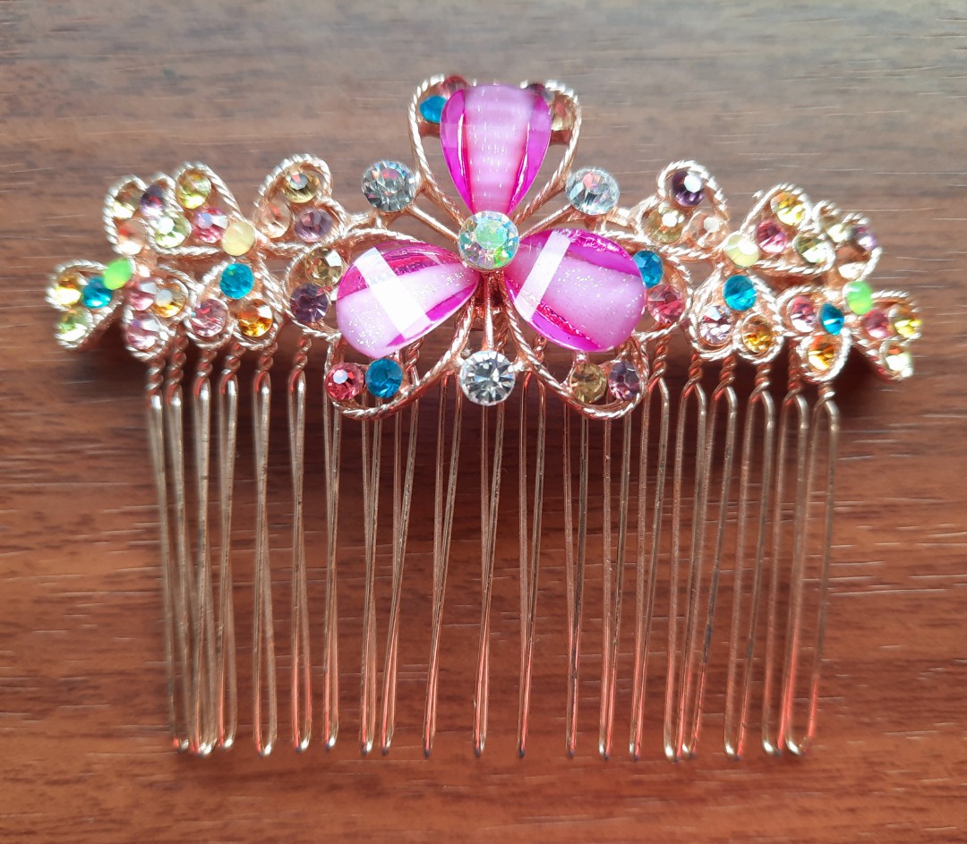 ⚜️Elegant Floral Payneta, Women's Fashion, Watches & Accessories, Hair ...