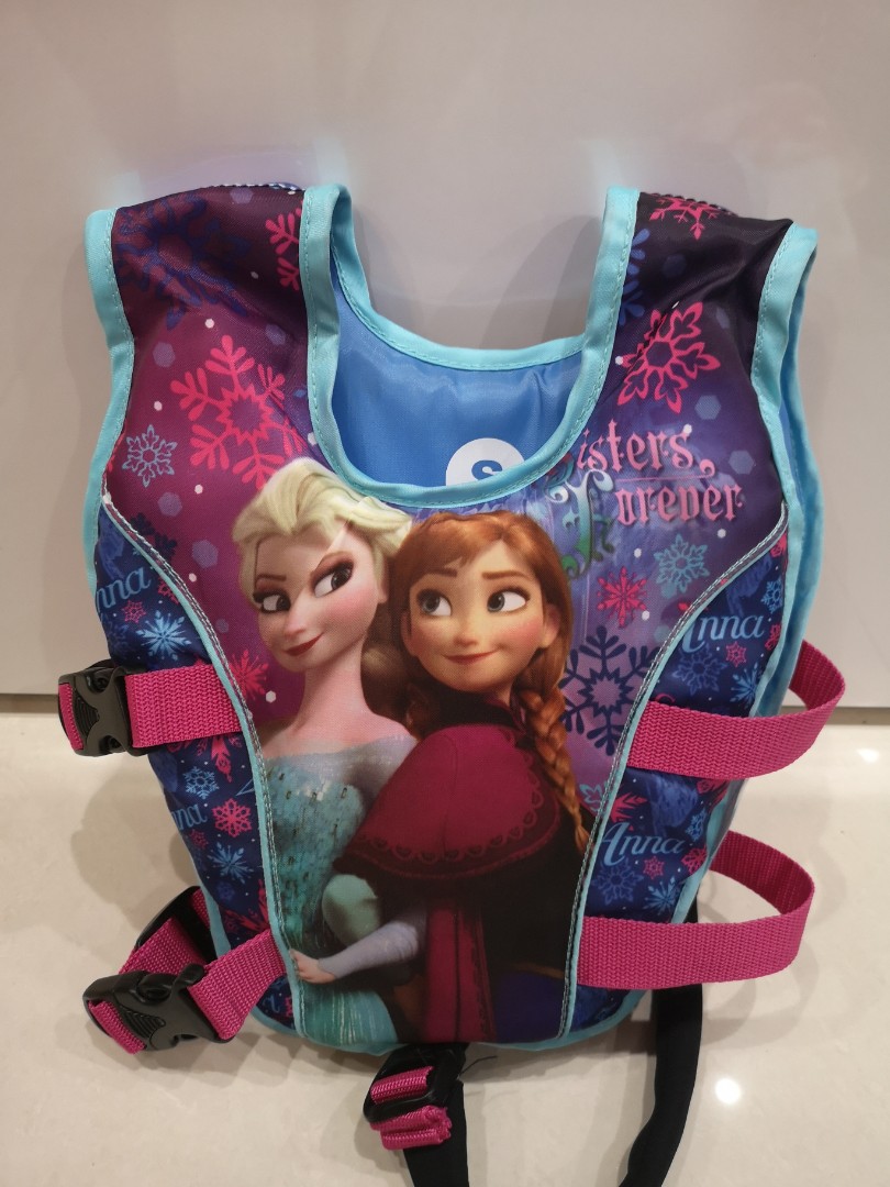 Elsa Anna kids life jacket, Sports Equipment, Sports & Games, Water ...