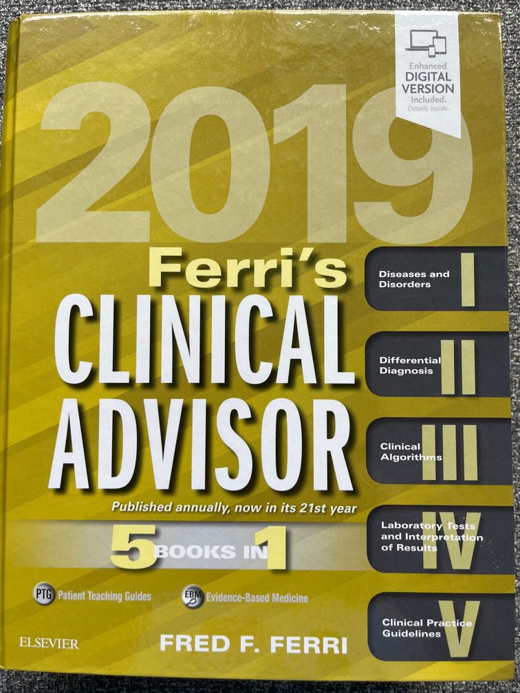 Ferri’s Clinical Advisor 2019, Hobbies & Toys, Books & Magazines ...