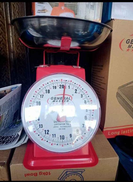 General Master Analog Scale - 10kg, 20kg, 60kg, 120kg, TV & Home ...