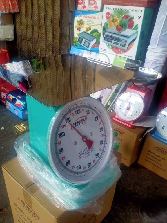 General Master Analog Scale - 10kg, 20kg, 60kg, 120kg, TV & Home ...