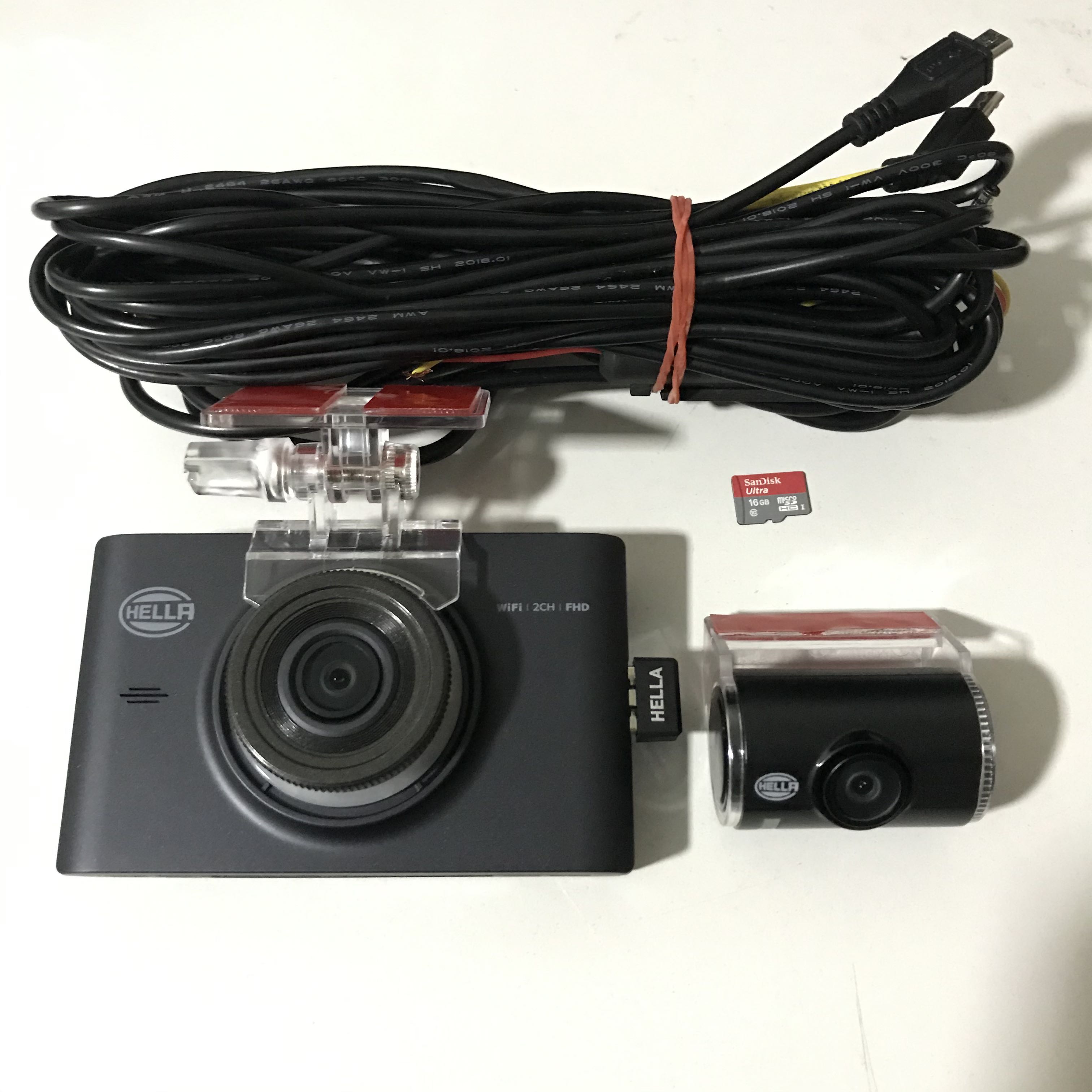 Hella DR760 2ch full HD dashcam., Car Accessories, Accessories on Carousell