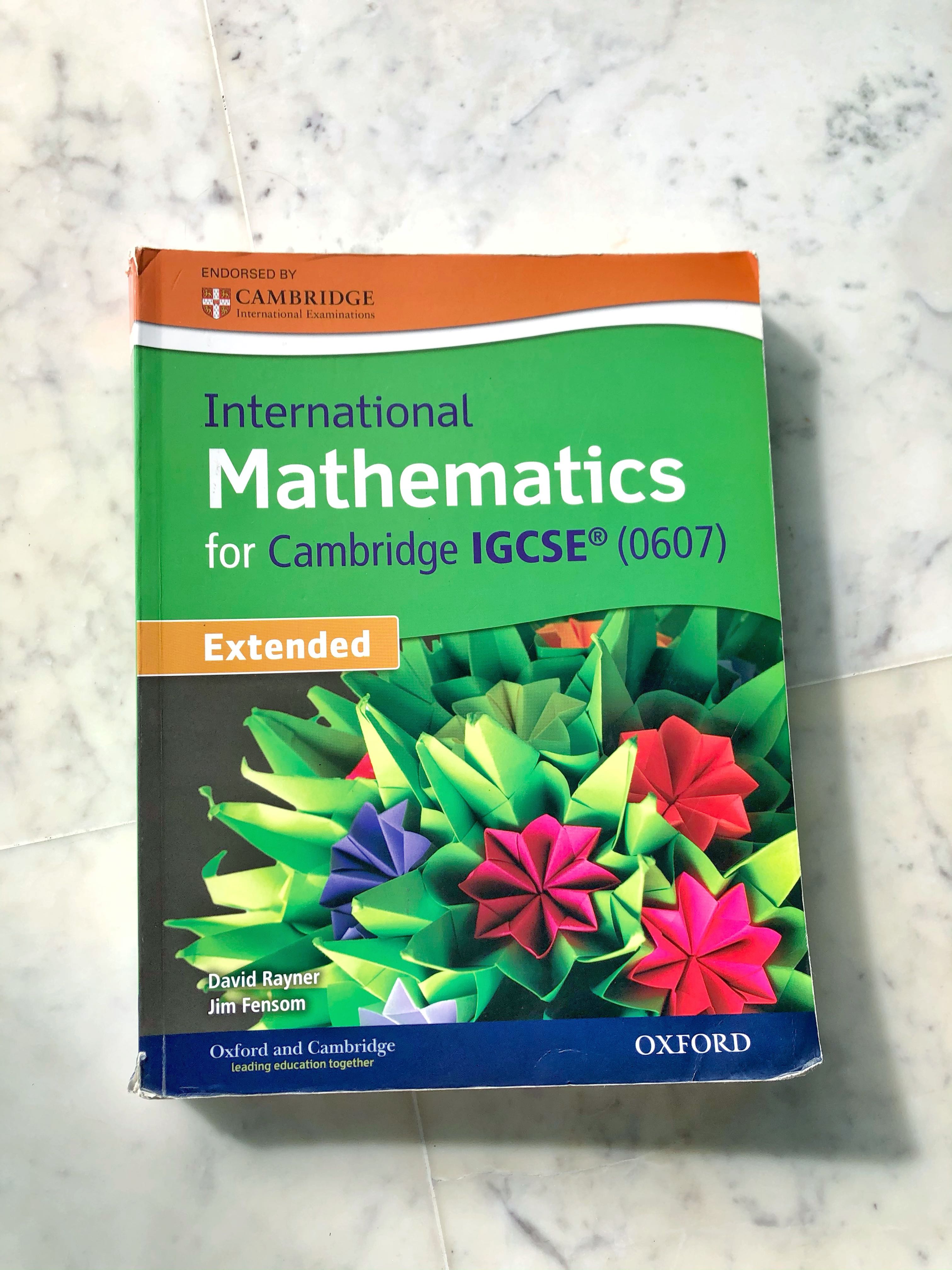 IGCSE International Mathematics (Extended) Textbook, Hobbies & Toys ...