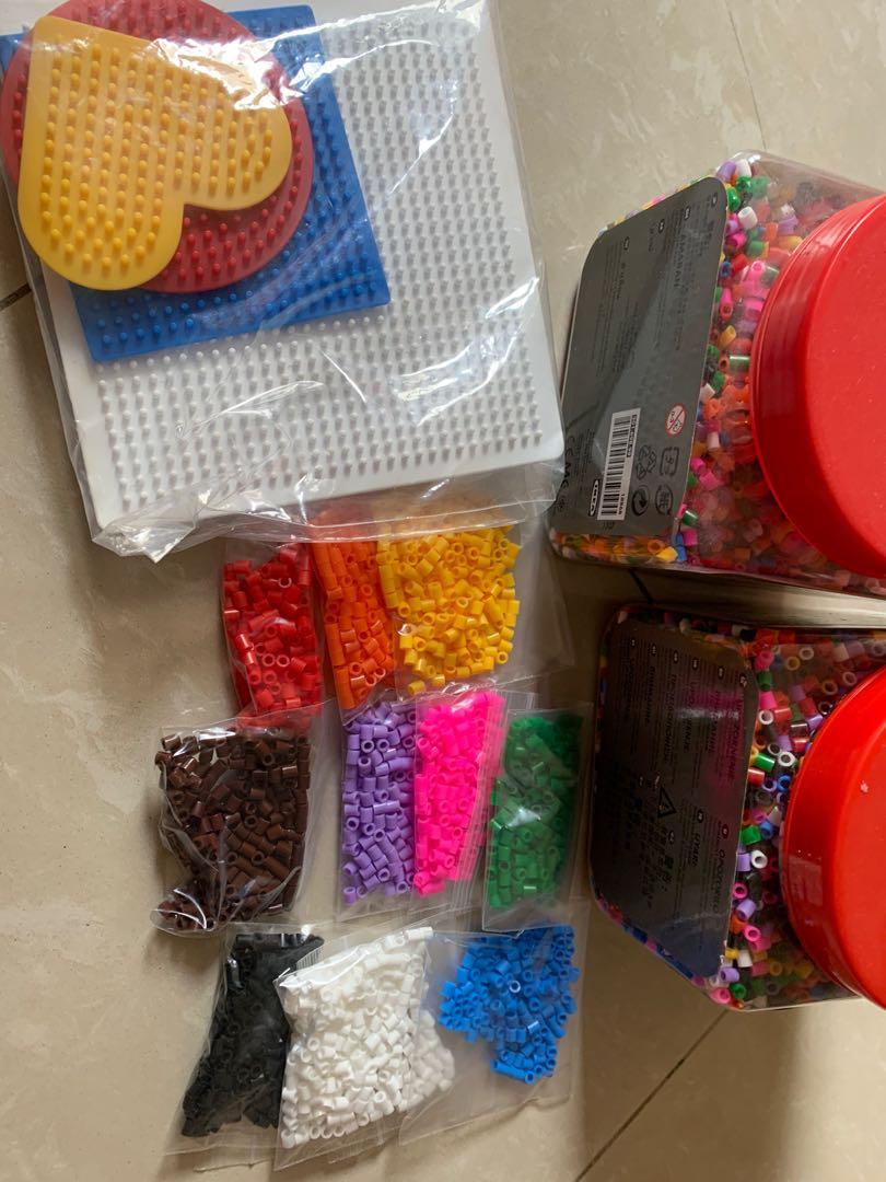 IKEA PYSSLA BEADS AND STENCILS, Hobbies & Toys, Stationery & Craft ...