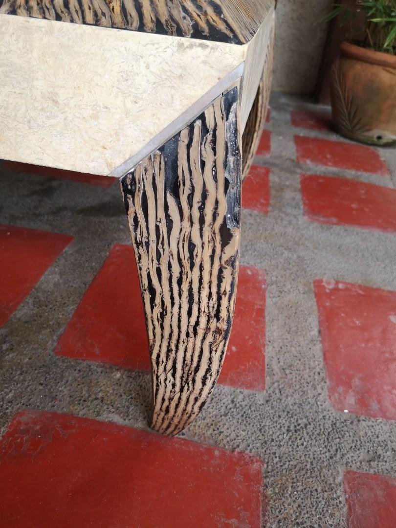 Laminated Coconut shell center table, Furniture & Home Living ...