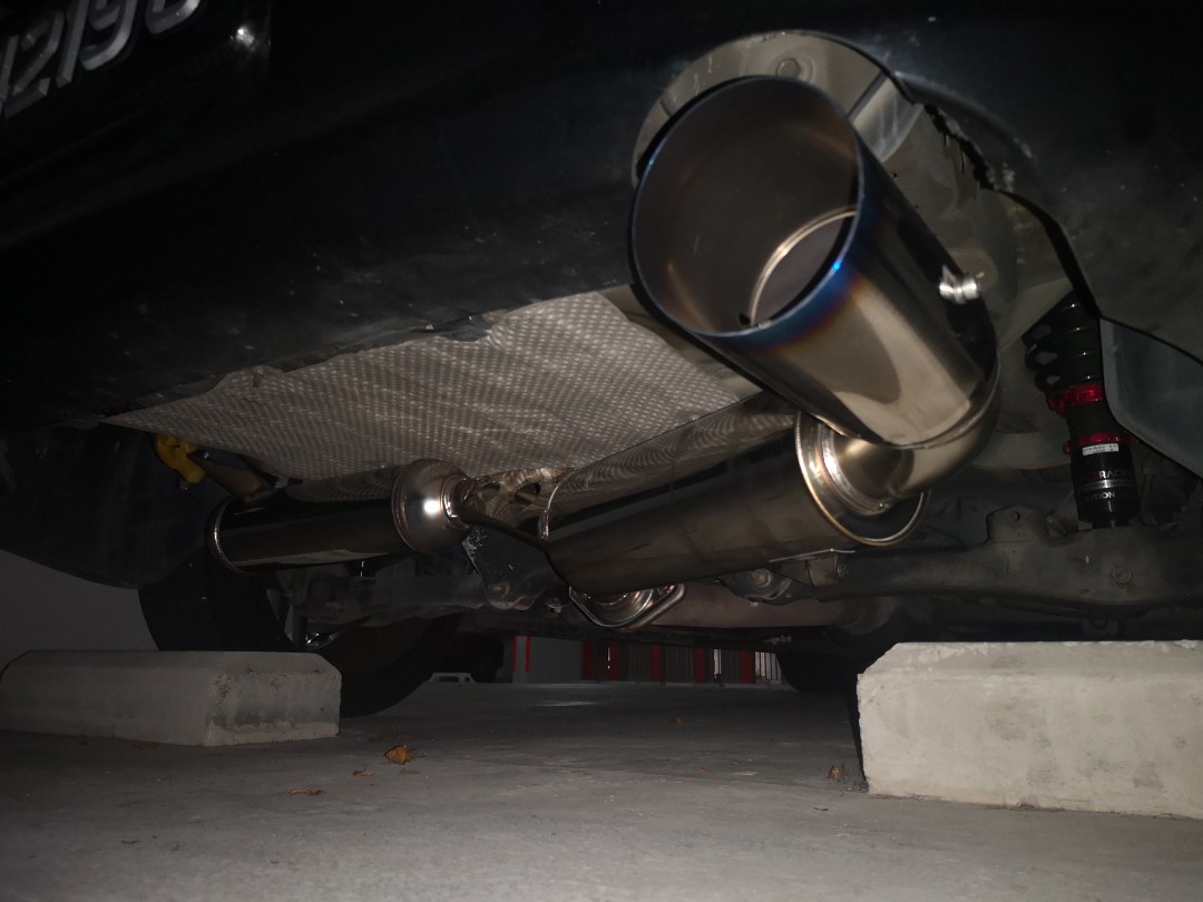 Lancer EX dekit, HKS exhaust with Cert, Car Accessories, Accessories on ...