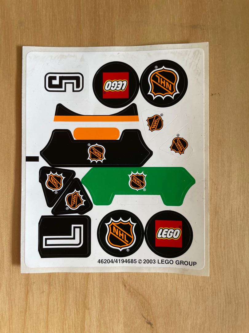 Lego logo sticker sheet for set 3544, Toys & Games, Bricks & Figurines ...