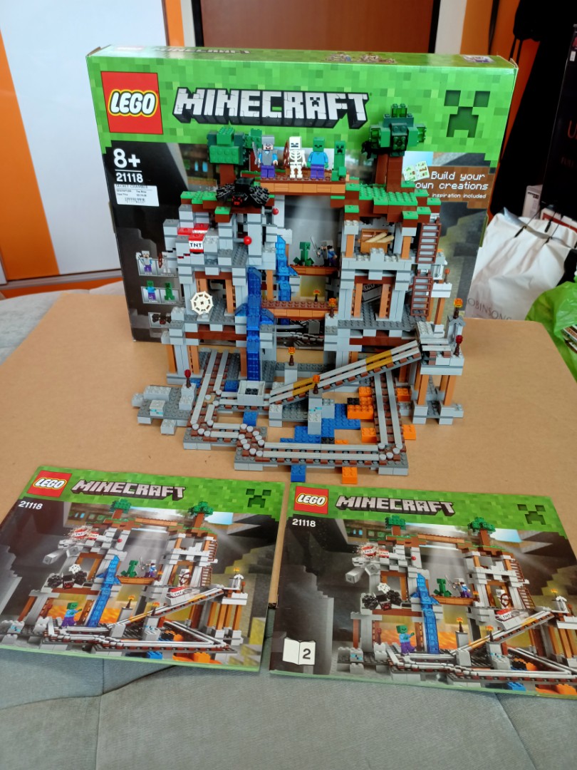 Lego minecraft 21118 the mine, Hobbies & Toys, Toys & Games on Carousell