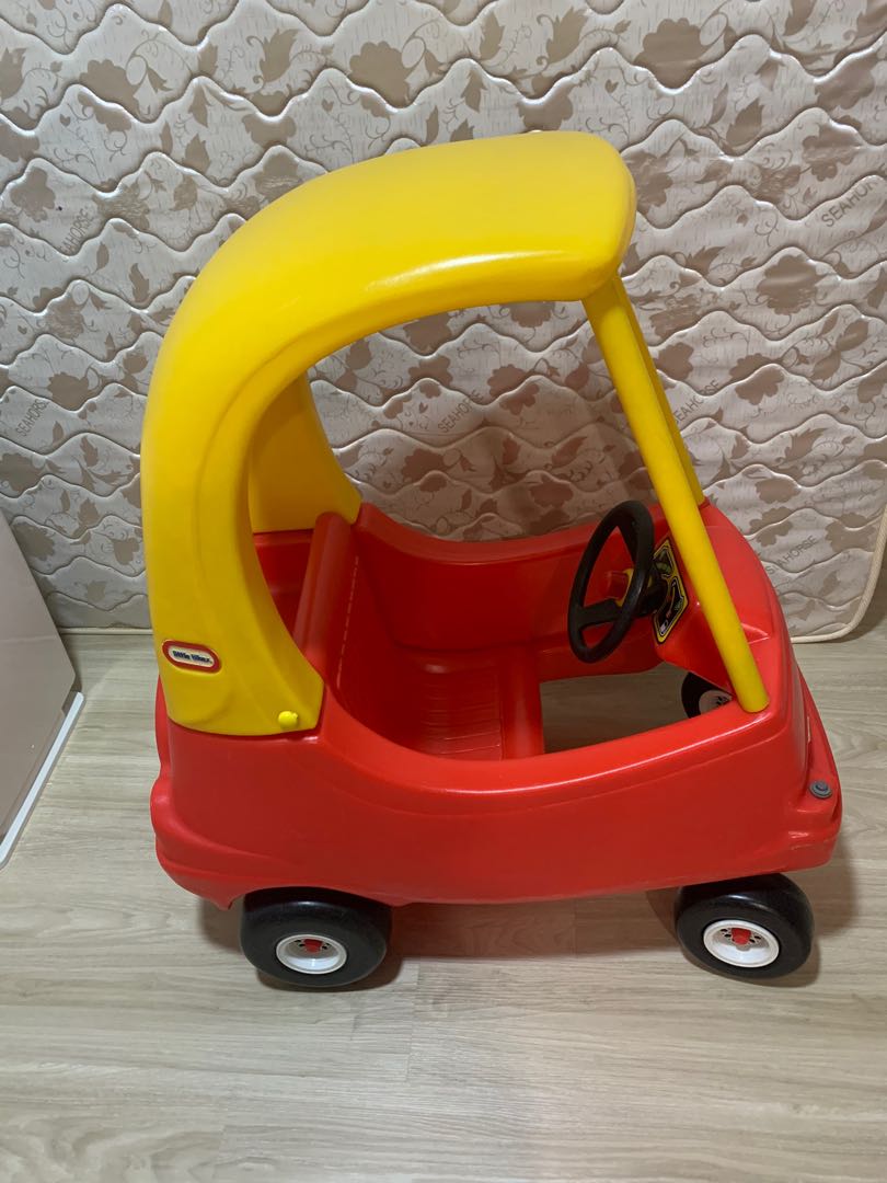 Little Times Iconic Yellow Top Red Car, Babies & Kids, Babies & Kids ...