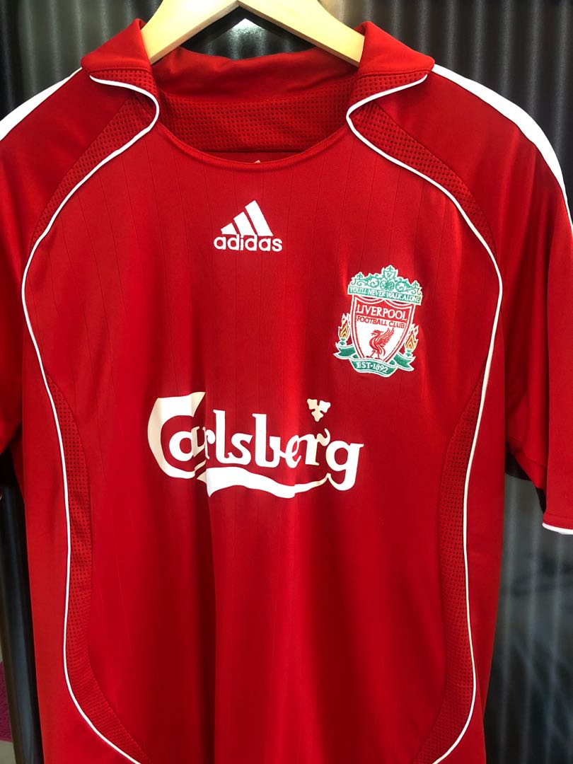 Liverpool Home jersey (with Gerrard name and number), Sports Equipment ...