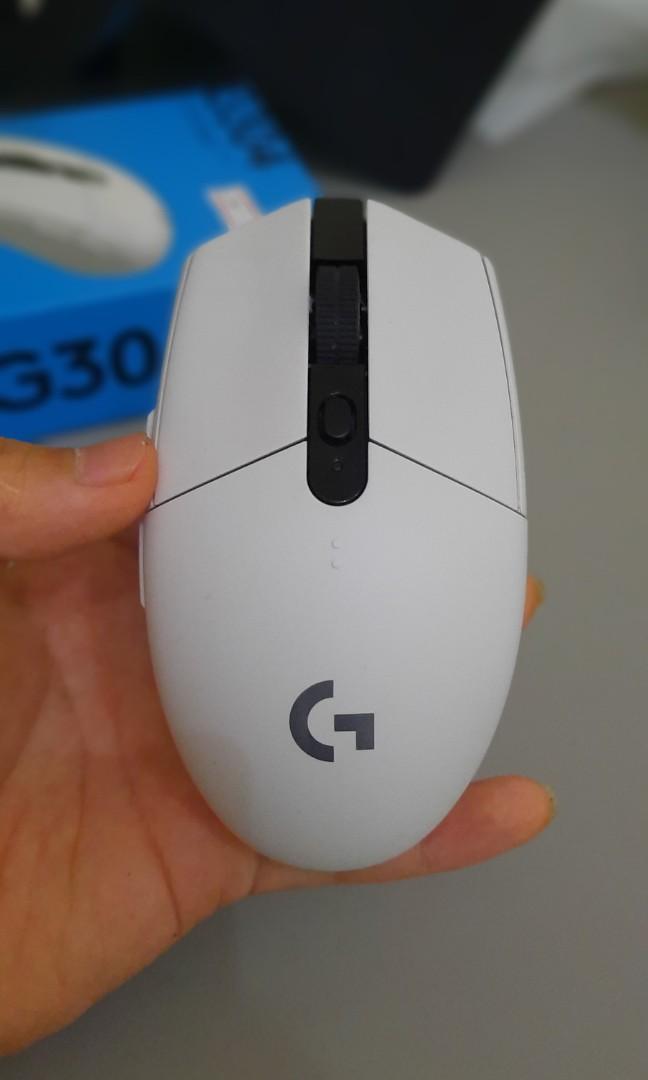 Logitech G304 / G305 White Gaming Mouse, Computers & Tech, Parts & Accessories, Mouse ...