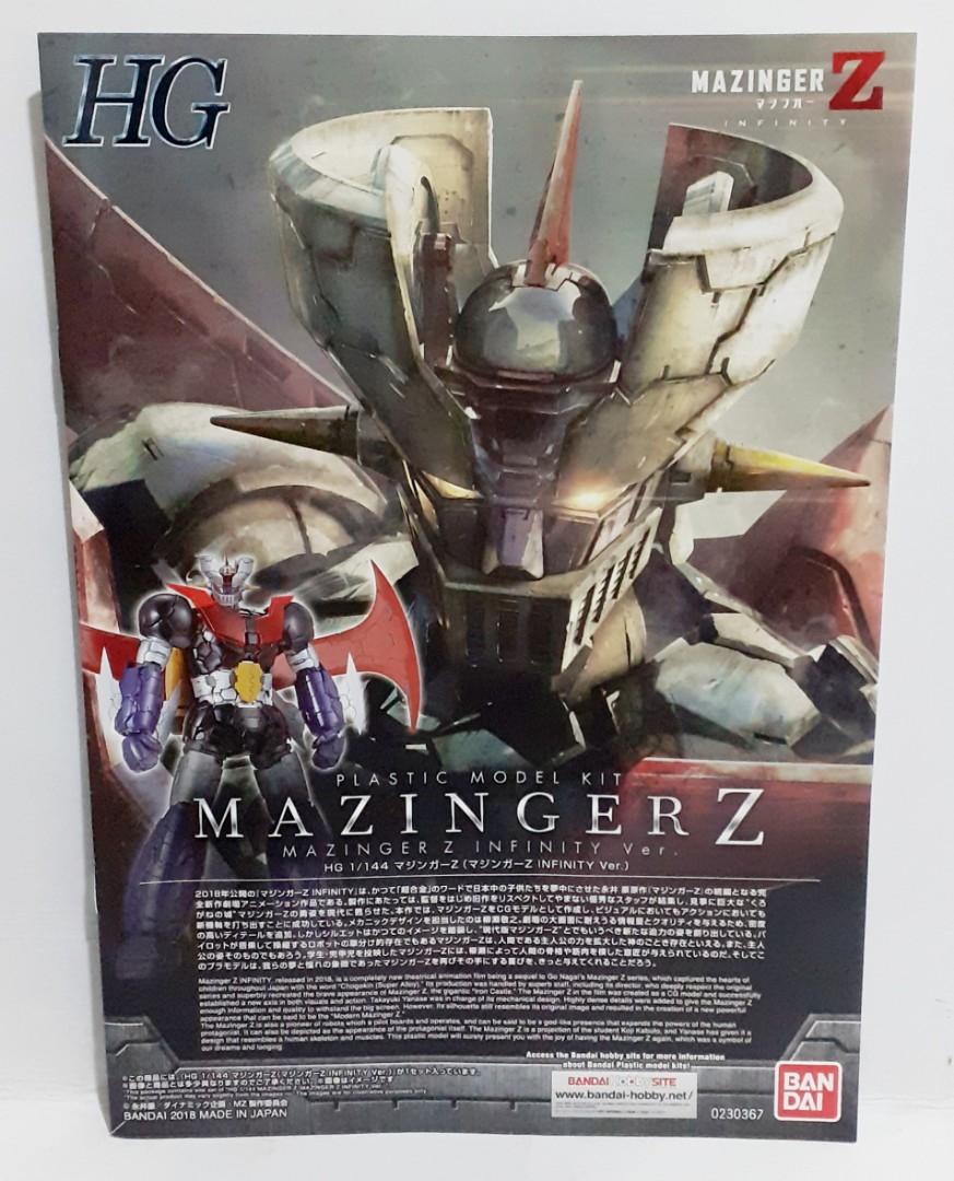 Mazinger Z - HG 1/ 144 Mazinger Z Infinity version( Plastic Model Kit ...
