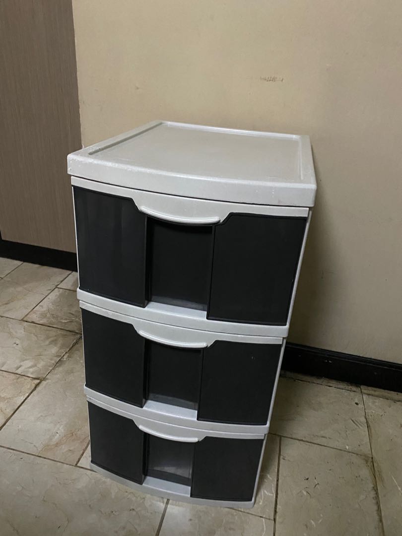 Mecol plastic drawers 3-tier, Furniture & Home Living, Furniture ...