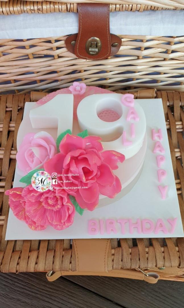 Number Cake Agar Jelly cake, Food & Drinks, Homemade Bakes on Carousell