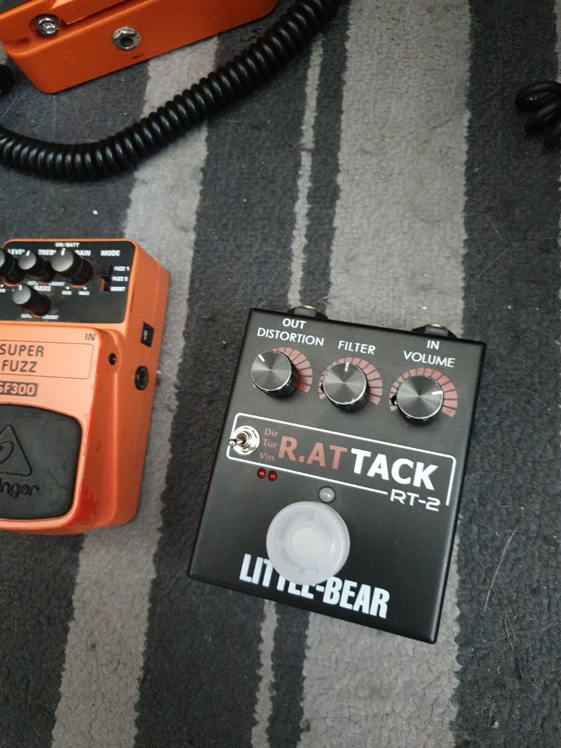 RAT and overdrive pedals, Music & Media, Music Instruments on Carousell