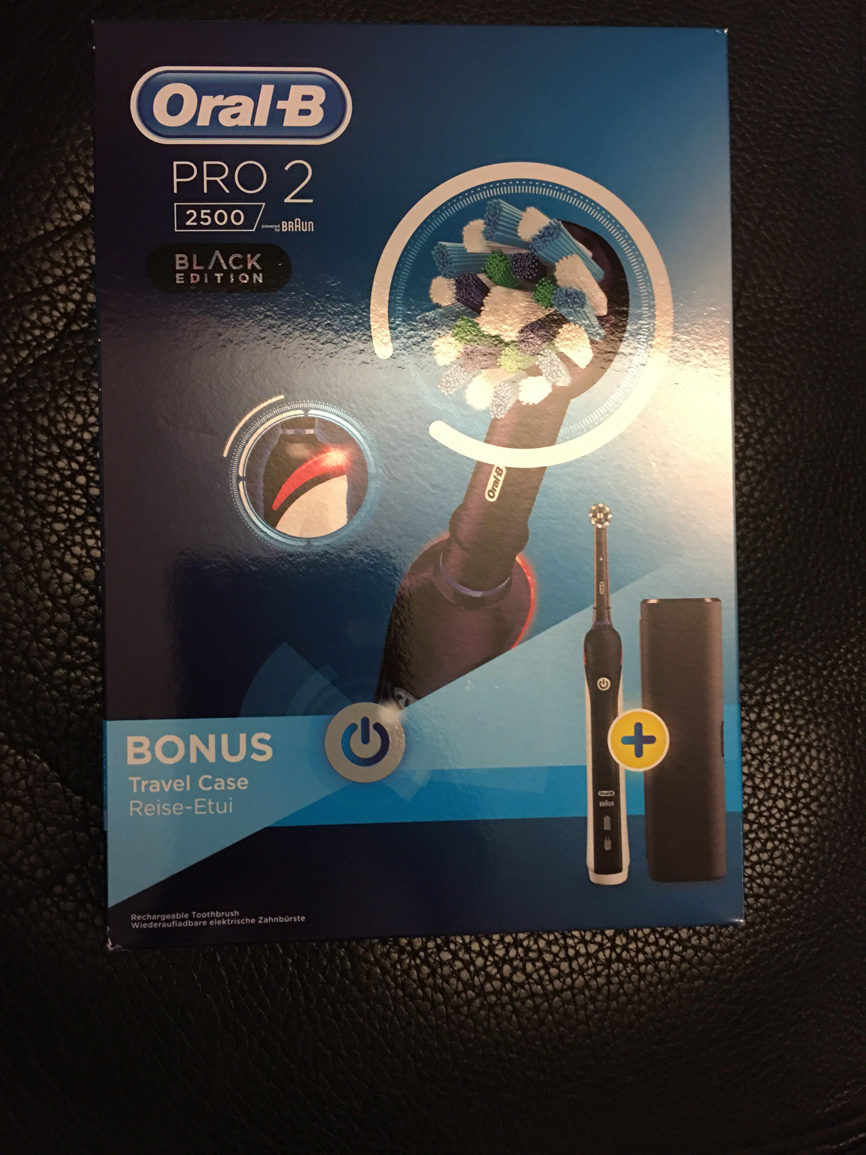 Oral-B 電動牙刷 Pro2 2500, 健康及營養食用品, 健康補充品, 健康補充品 - 維他命及補充品 - Carousell