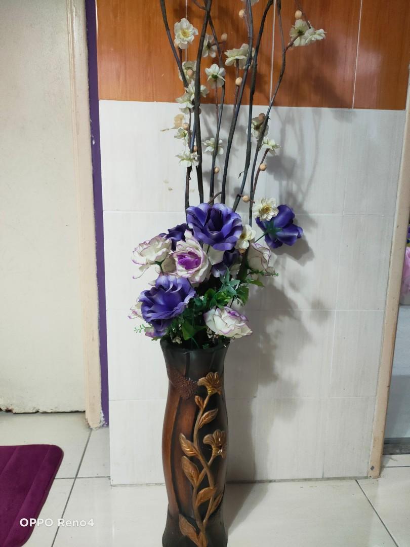 Pasu dan bunga, Furniture & Home Living, Home Decor, Artificial Plants ...