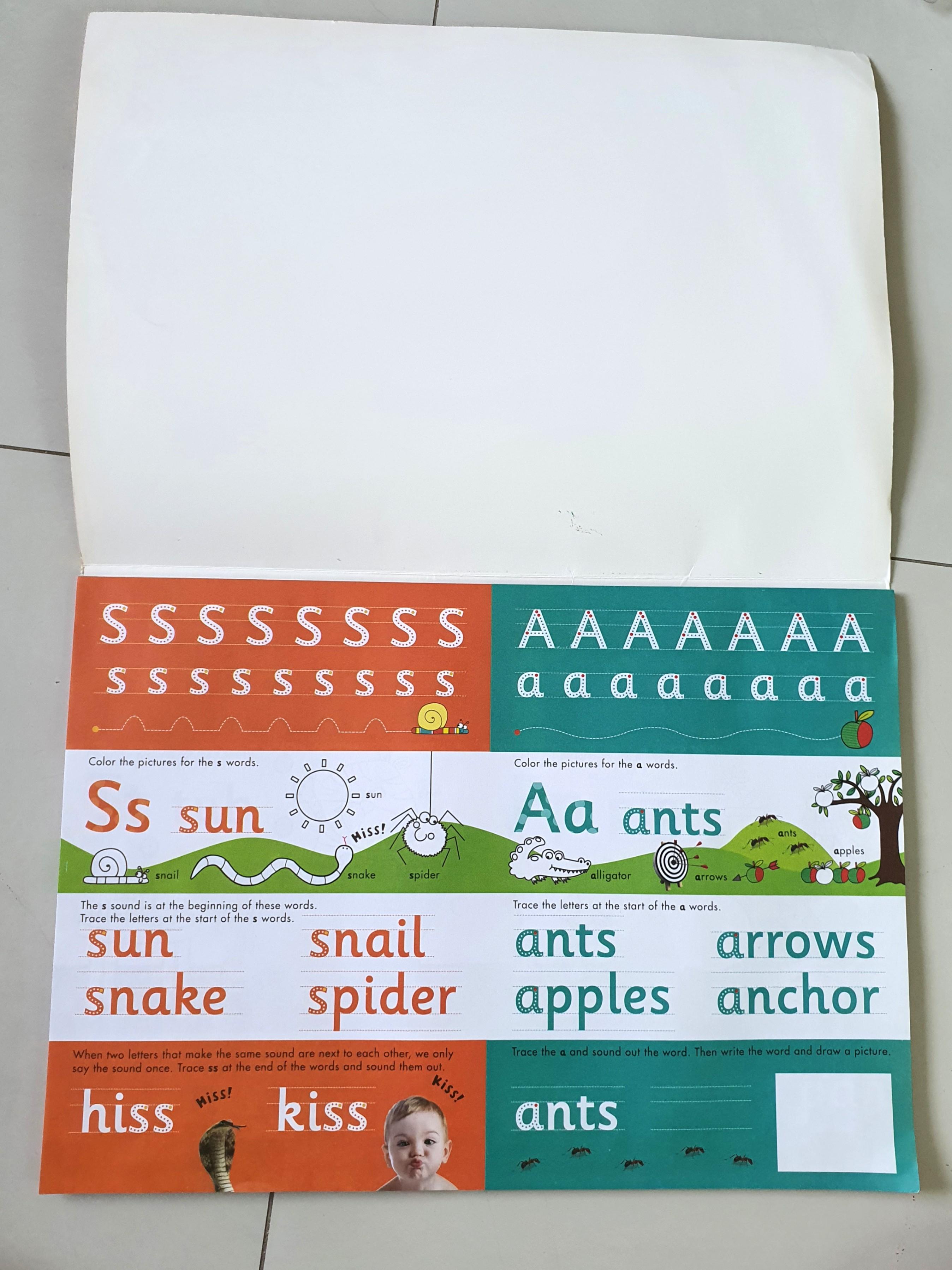 Phonics activities book A3 size, Hobbies & Toys, Books & Magazines ...