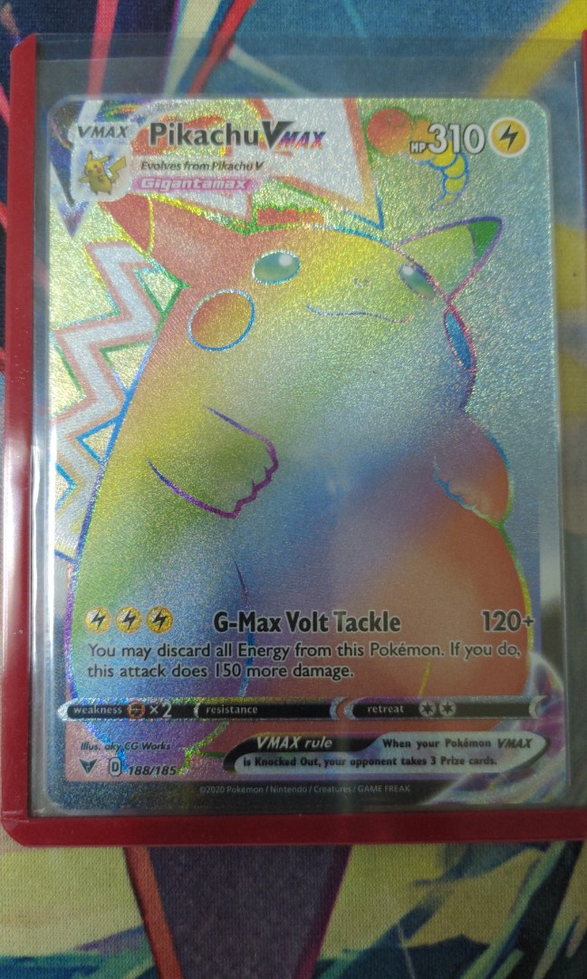 Pikachu VMAX Hyper Rare, Hobbies & Toys, Toys & Games on Carousell