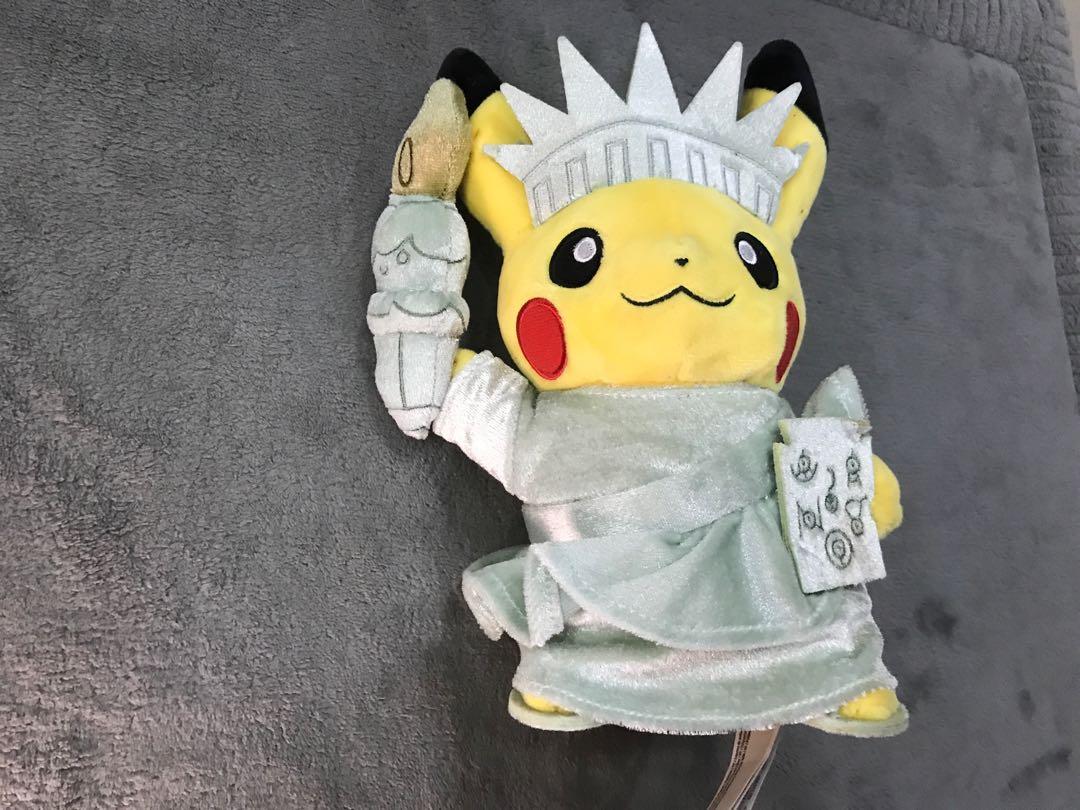 Pokecenter Pikachu as Statue of liberty plushie, Hobbies & Toys, Books ...