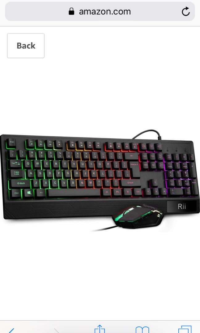 Rii RK400 Gaming Keyboard, Computers & Tech, Parts & Accessories ...