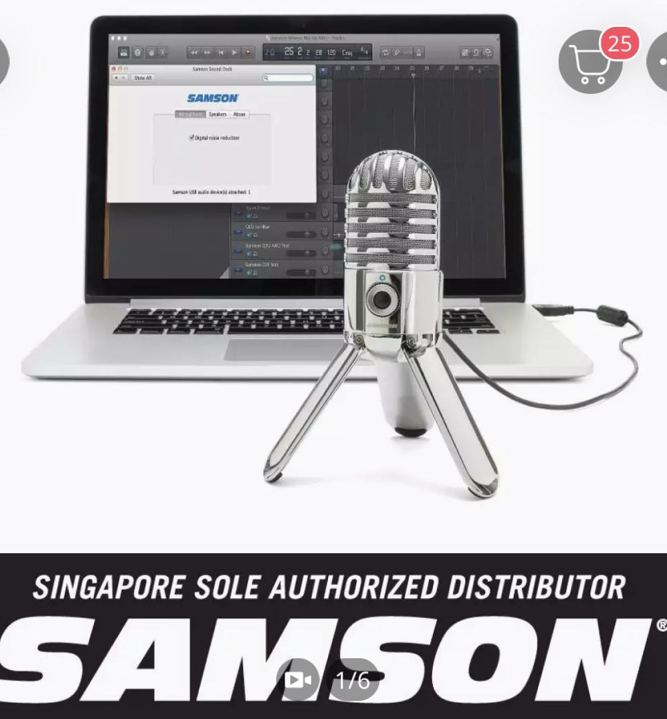 Samson Meteor USB Mic, Audio, Microphones on Carousell