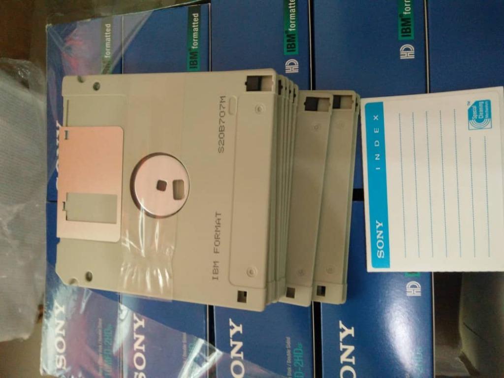 Sony 1.44MB Floppy Disk (New)(1 Box, 10 Pieces), Hobbies & Toys, Collectibles & Memorabilia ...