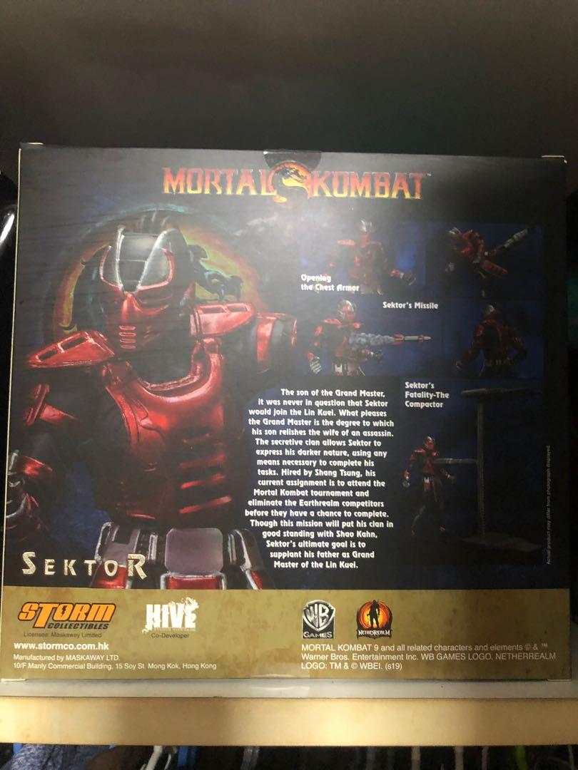 Storm collectibles Mortal Kombat Sektor, Hobbies & Toys, Toys & Games ...