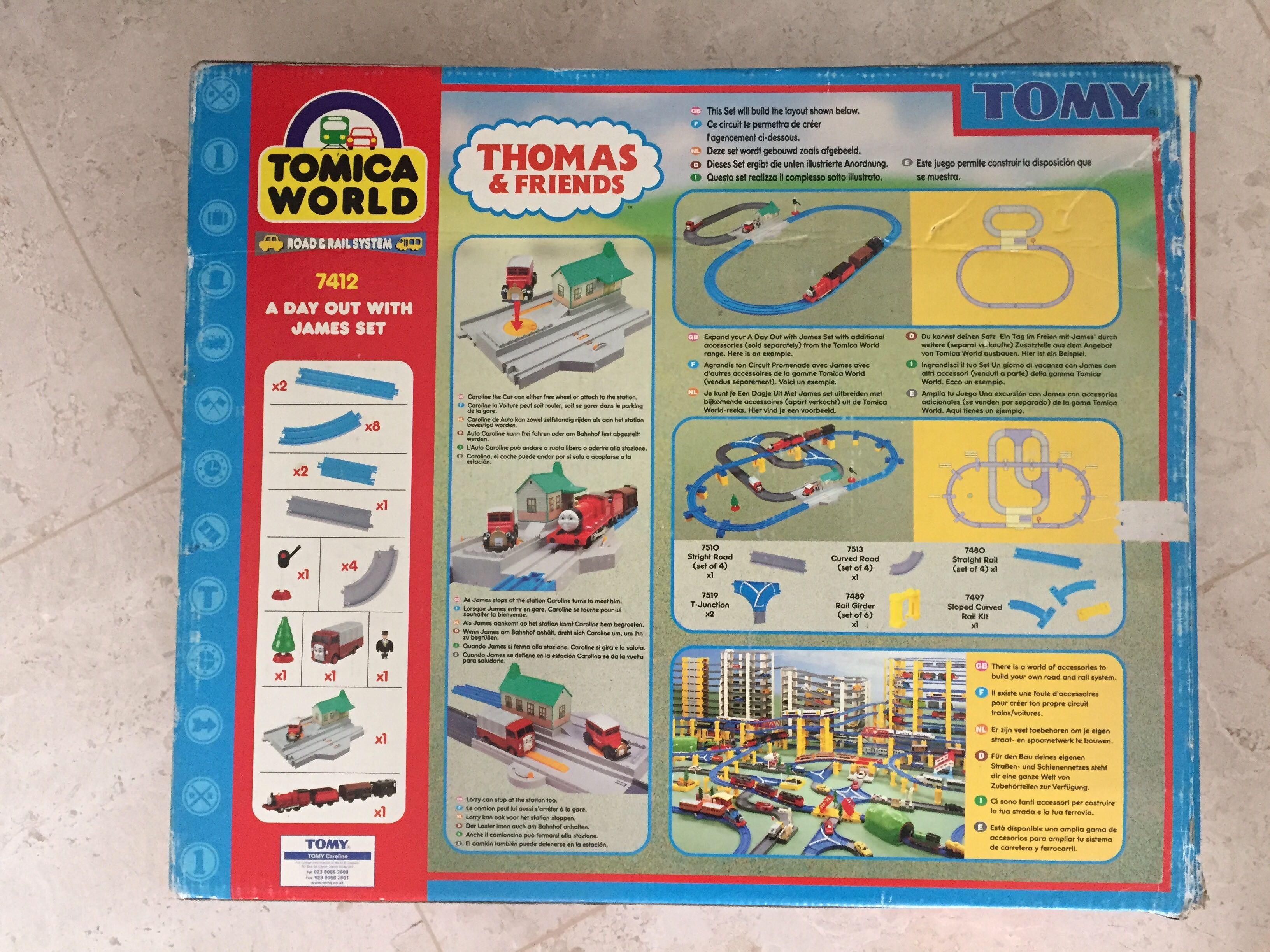 Tomica world 7412 - Thomas and friends: A day out with James set ...