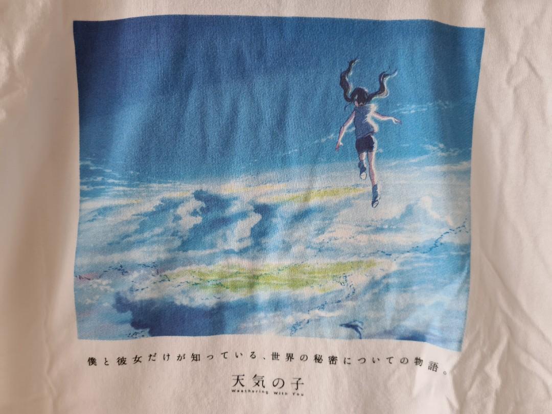 Uniqlo Weathering With You T-shirt(S Size), Women's Fashion, Tops ...
